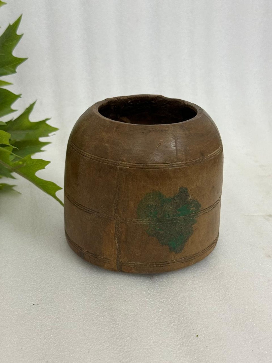 Antique Wooden Small Grain Measurement Paili Pot Original Old Hand ...