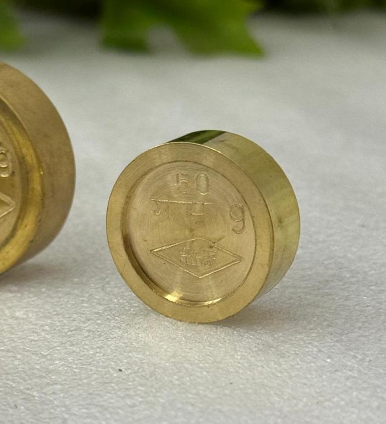 Elegant Vintage Brass Weights - Unique Decor for Weighing Scales 1 to ...