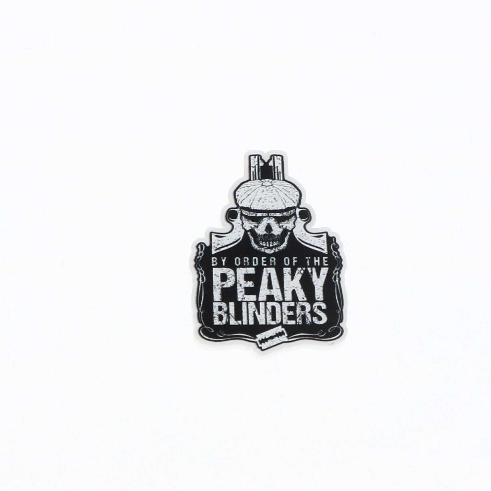 By Order of the Peaky Blinders White Acrylic Pin Badge // - Etsy UK