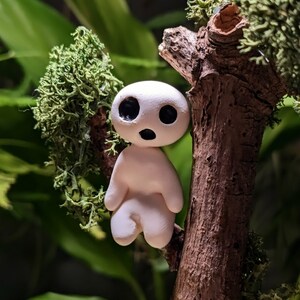 Handmade Kodama Terrarium With Moss Inspired by Anime and Japanese ...