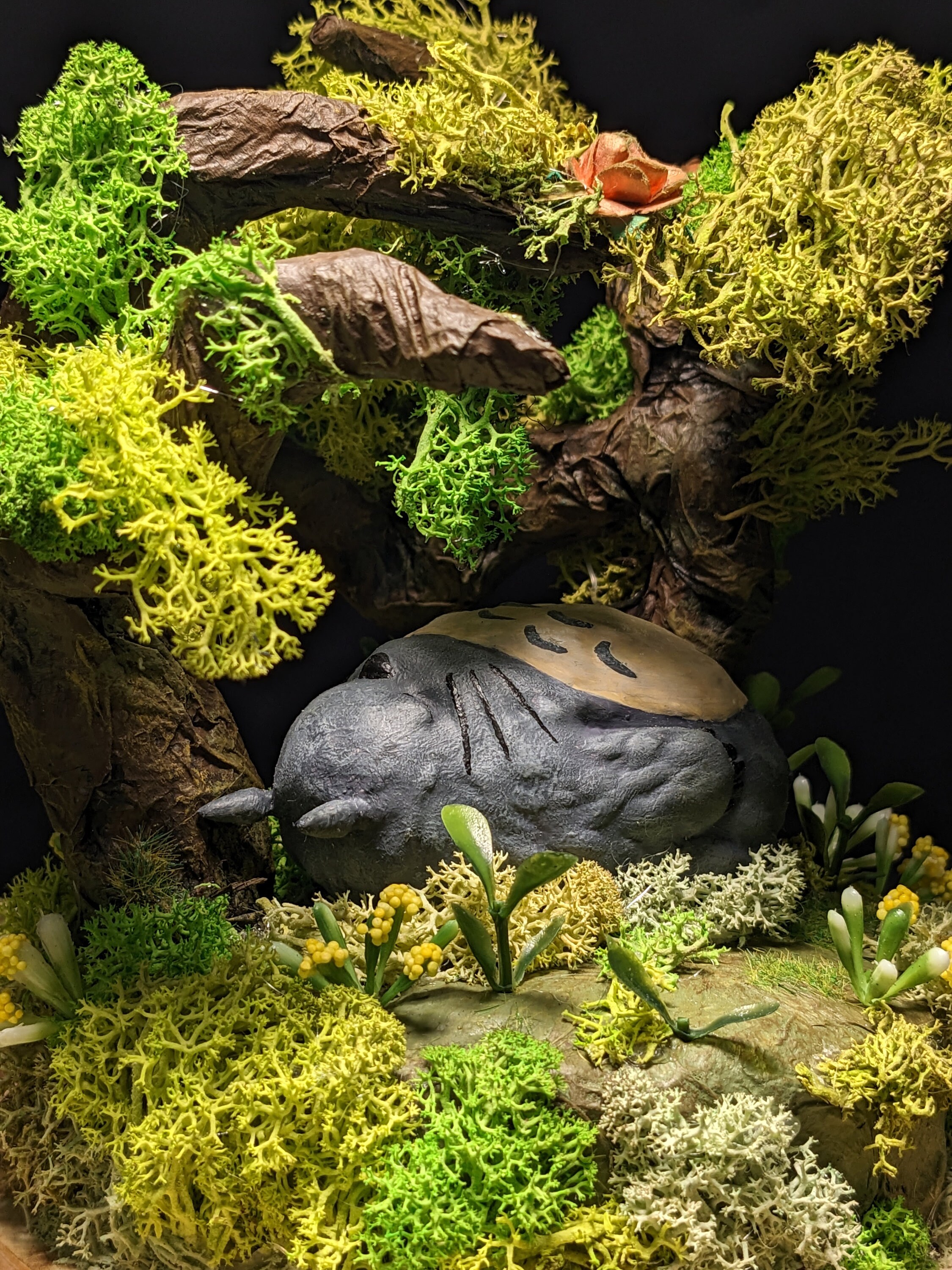 Handmade Sleeping Anime Terrarium With Moss Inspired by Anime and ...