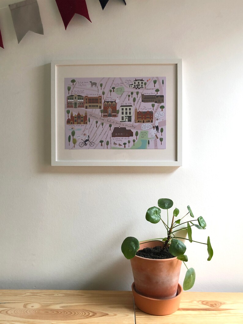 NEW EDITION - Illustrated Map of Alcester Road, Balsall Heath to ...