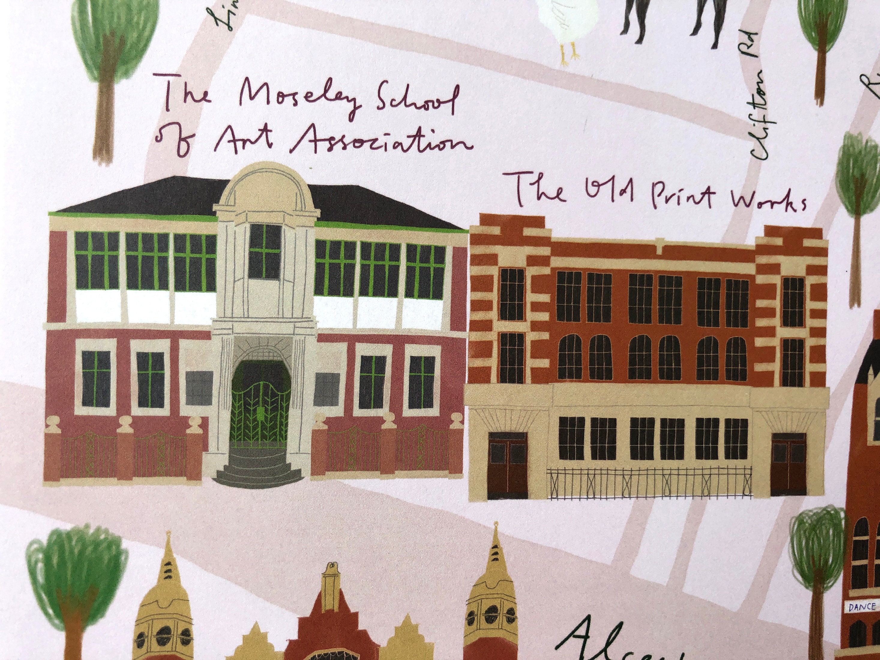 NEW EDITION - Illustrated Map of Alcester Road, Balsall Heath to ...