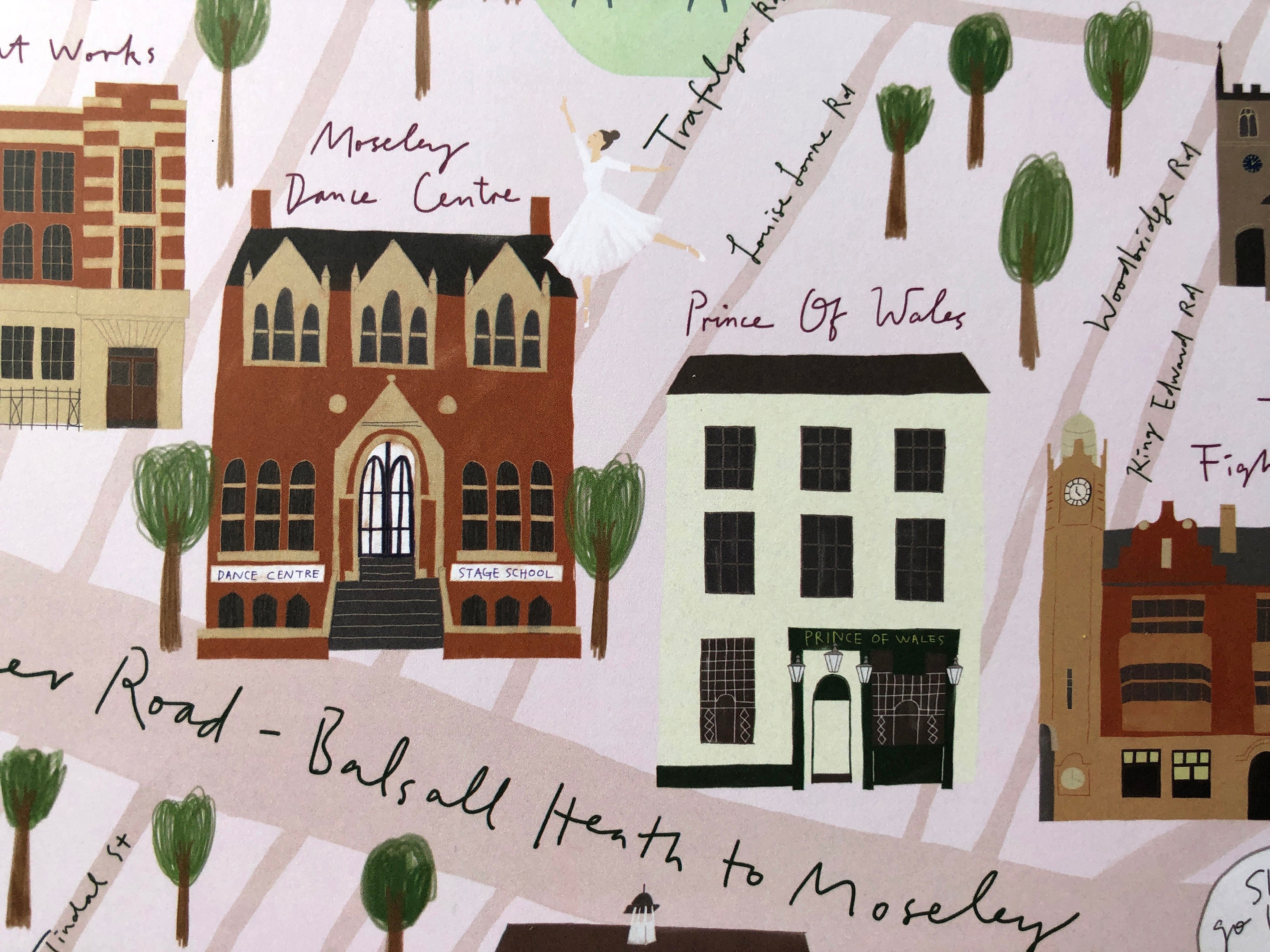 NEW EDITION - Illustrated Map of Alcester Road, Balsall Heath to ...