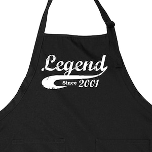 25th Birthday Gift 25 Year Old Present for Him Customized Apron Twenty ...