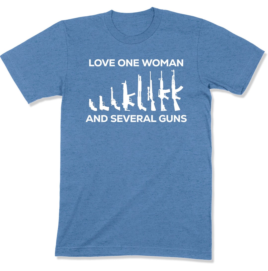 Funny Gun T Shirt Firearms Gift for Dad Husband Present for Men Gun ...