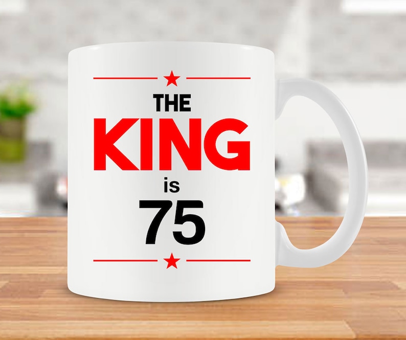 75th Birthday Mug 75th Bday Gift Ideas for Men Birthday Mug - Etsy