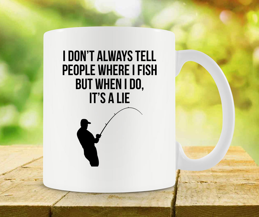 Funny Fishing Mug for Him Fisherman Gifts for Outdoorsman - Etsy
