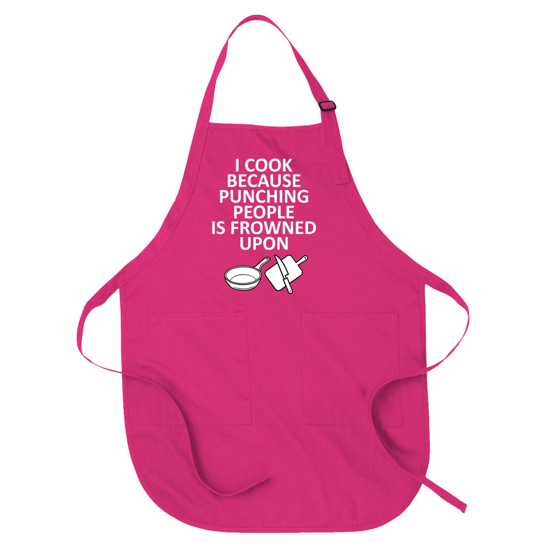 Cooking Apron Chef Gift for Cook Kitchen Apron With Pockets Full Apron ...