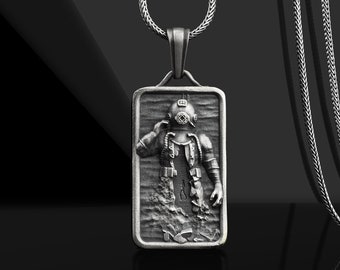 Scuba Diver Necklace - Etsy
