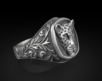 Snow Leopard Ring - Etsy