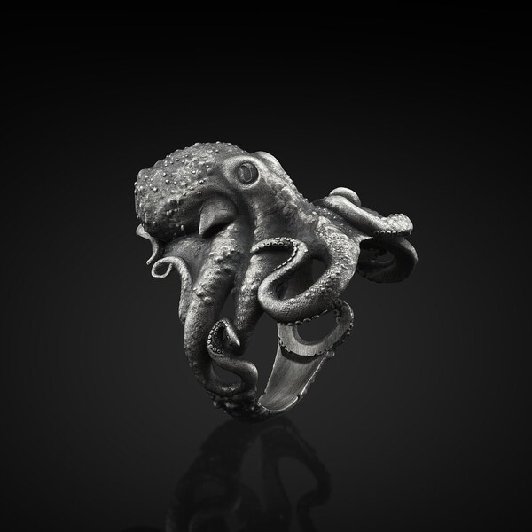 Octopus Ring - Etsy