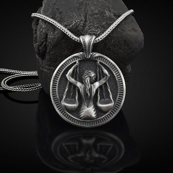 Libra Pendant - Etsy