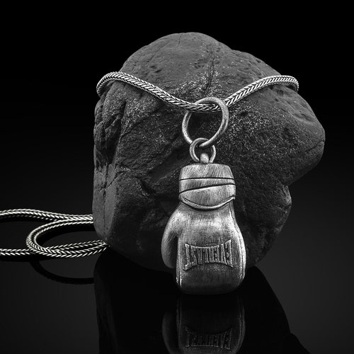 3D Silver Boxing Gloves Silver Punch Boxing Glove Handmade - Etsy