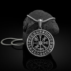 Silver Freya Runic Circle Norse Altar Necklace Viking - Etsy