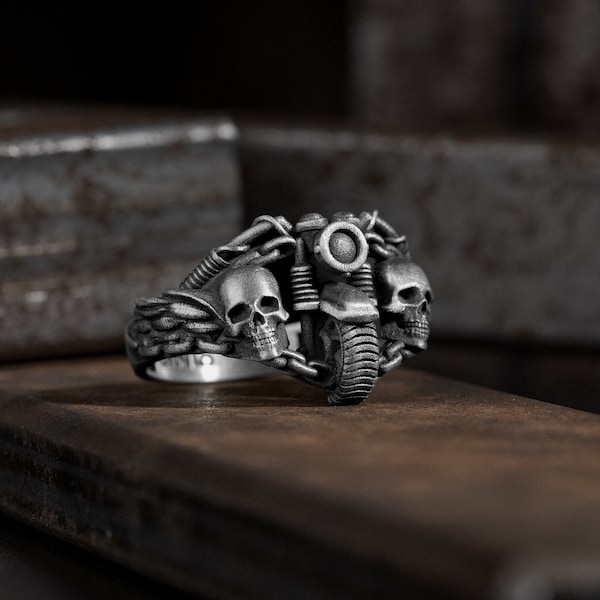 Motorcycle Ring - Etsy