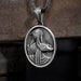 Faravahar Ahura Mazda Handmade Silver Necklace, Ancient Persia Silver ...