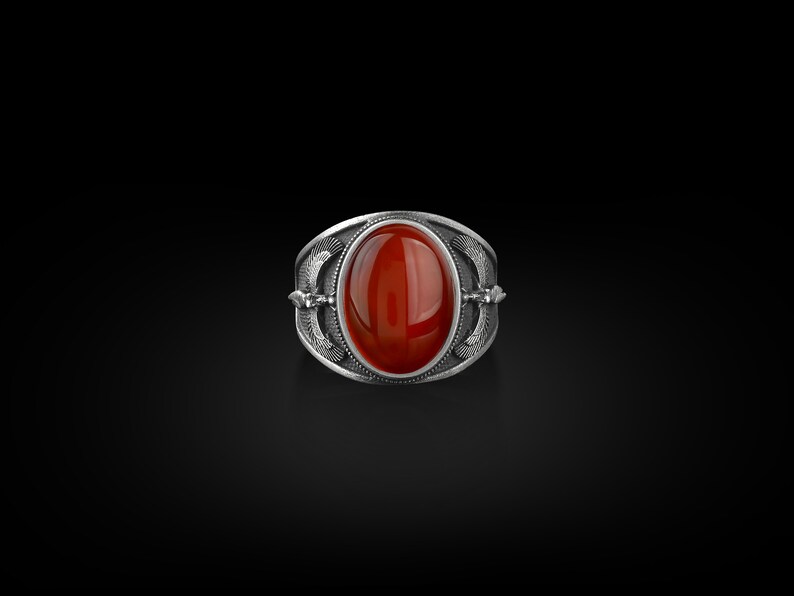 Isis the Egyptian Goddess of the Moon With Wings Carnelian - Etsy