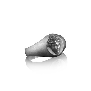 Sterling Silver Hylas Ring for Men, Mythical Hero Ring, Ancient Greek ...