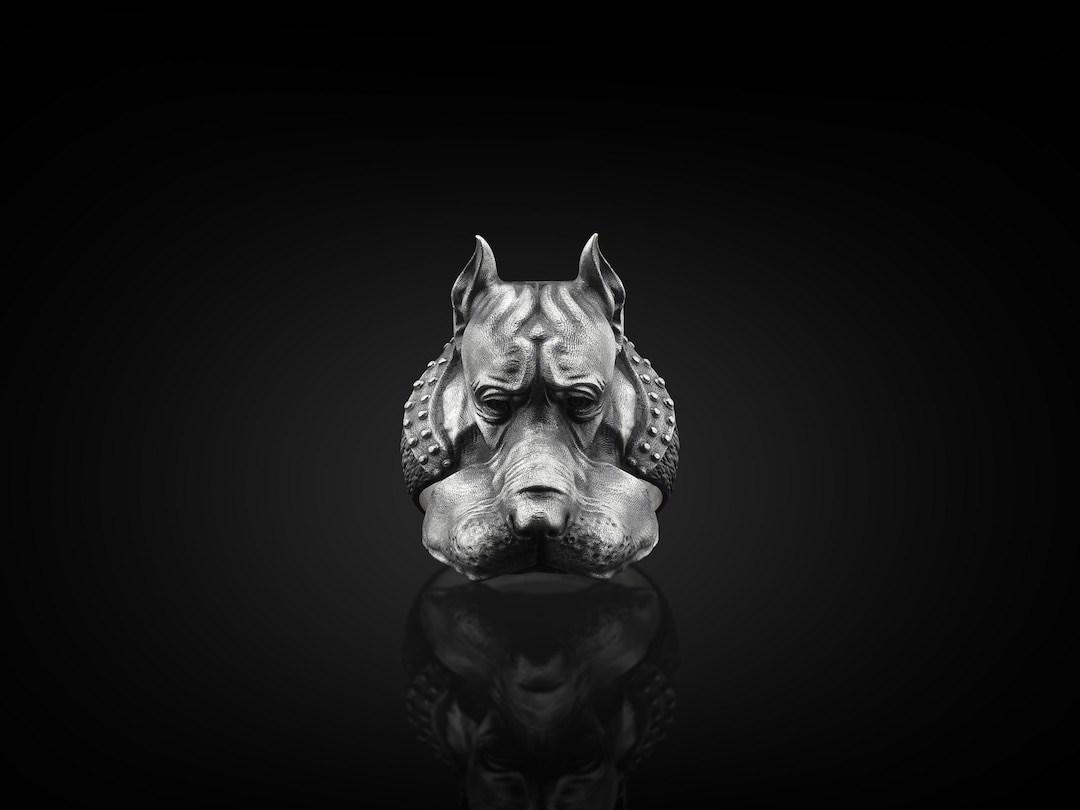 Doberman Sterling Silver Mens Ring for Boyfriend Birthday Gift, Unique ...