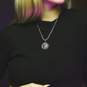 Alexander the Great Handmade Silver Necklace, Ancient Greece Silver Men ...