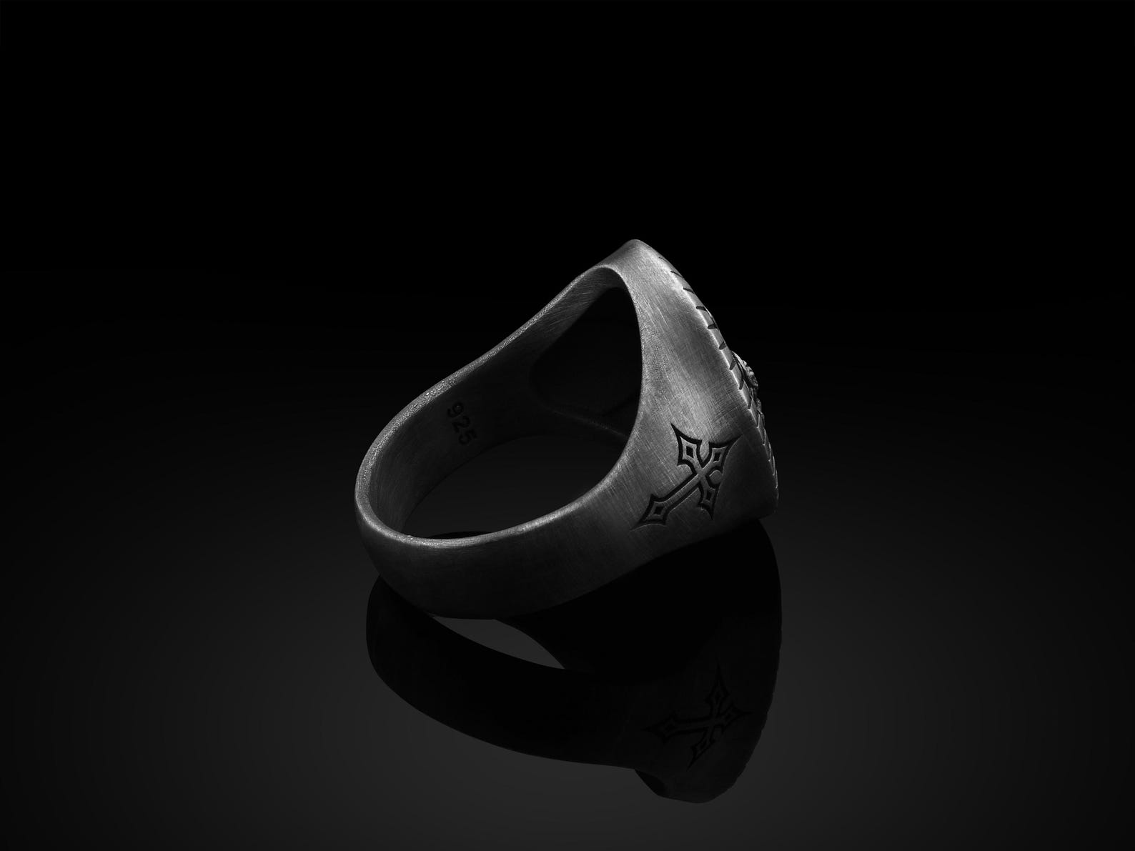 Handmade Saint Joseph Signet Ring for Men , Christian Saint Ring in ...