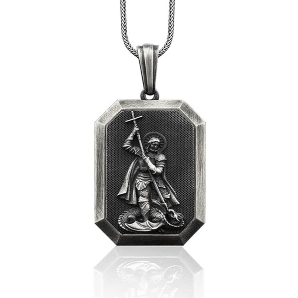 St George Pendant - Etsy
