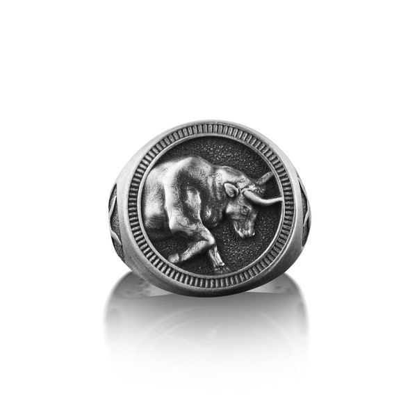 Jewelry Taurus Ring - Etsy