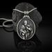 Silver Saint Peter Mens Necklace, Saint Peter Oval Pendant, Silver ...