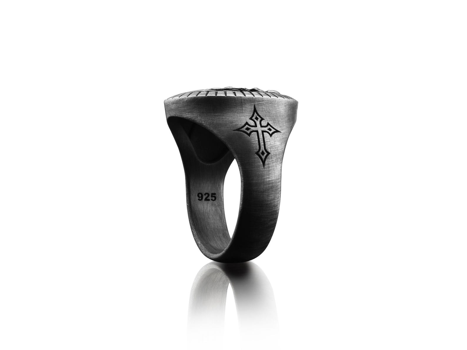 Handmade Saint Joseph Signet Ring for Men , Christian Saint Ring in ...