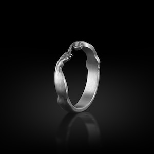 Adjustable Creation of Adam Ring - Book of Genesis Ring in Sterling ...