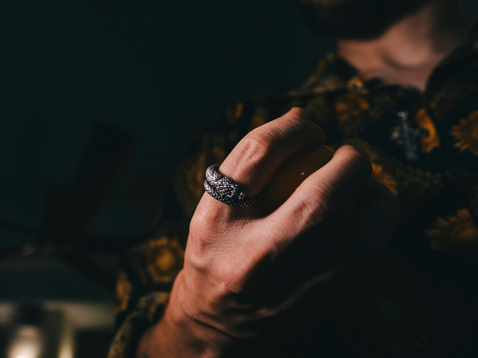 Snake Handmade Sterling Silver Men Ring Serpent Unique Animal | Etsy