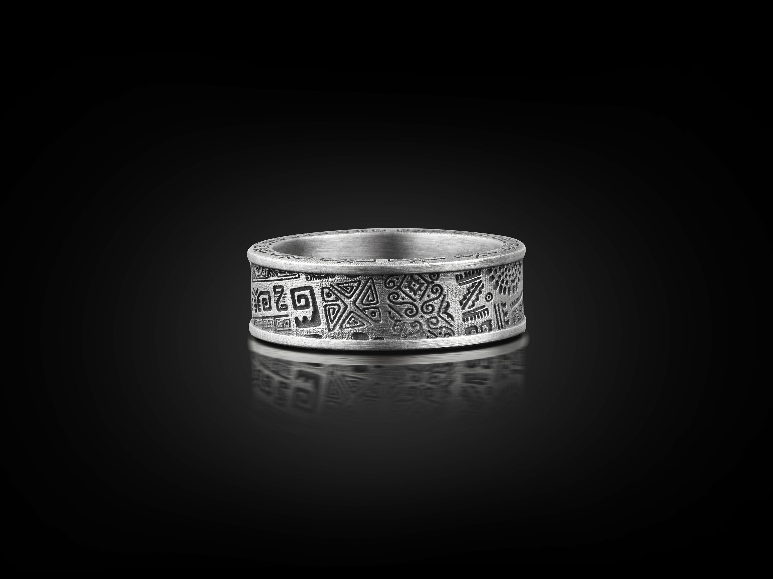 Maori Art Mens Ring in Sterling Silver New Zealand Native - Etsy