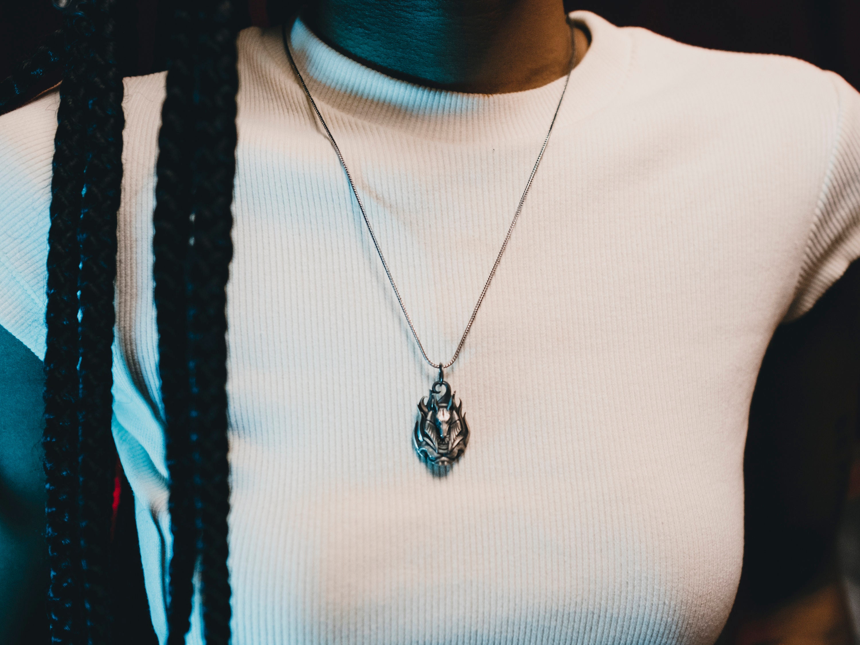 Seth Egyptian God Handmade Silver Necklace Ancient Egyptian - Etsy