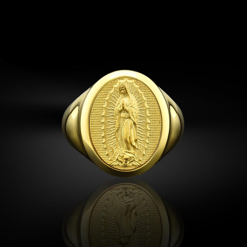 Virgin of Guadalupe Ring - Etsy