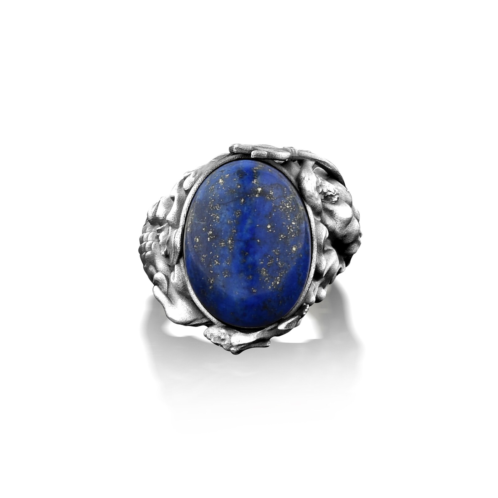 Greek Mythology Mens Ring With Blue Lapis Gemstone, Poseidon Greek God ...