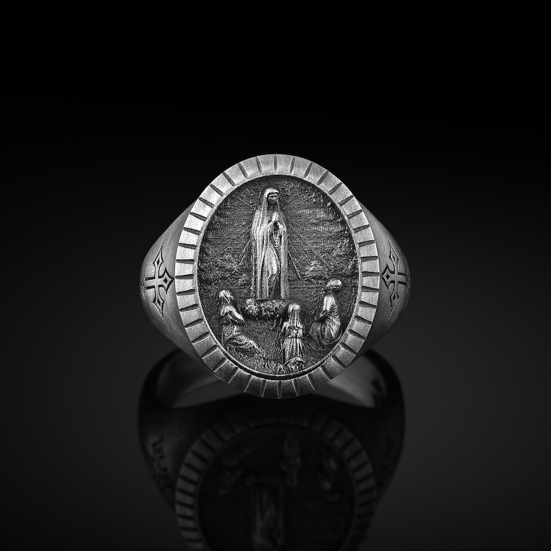 Virgin Mary Ring - Etsy