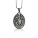 Goddess Brahma Pendant Necklace in Silver, Personalized Hinduism Men ...