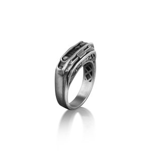 Ford Signet Ring for Mens, Sterling Silver Ring, Ford Mustang Boss 1969 ...