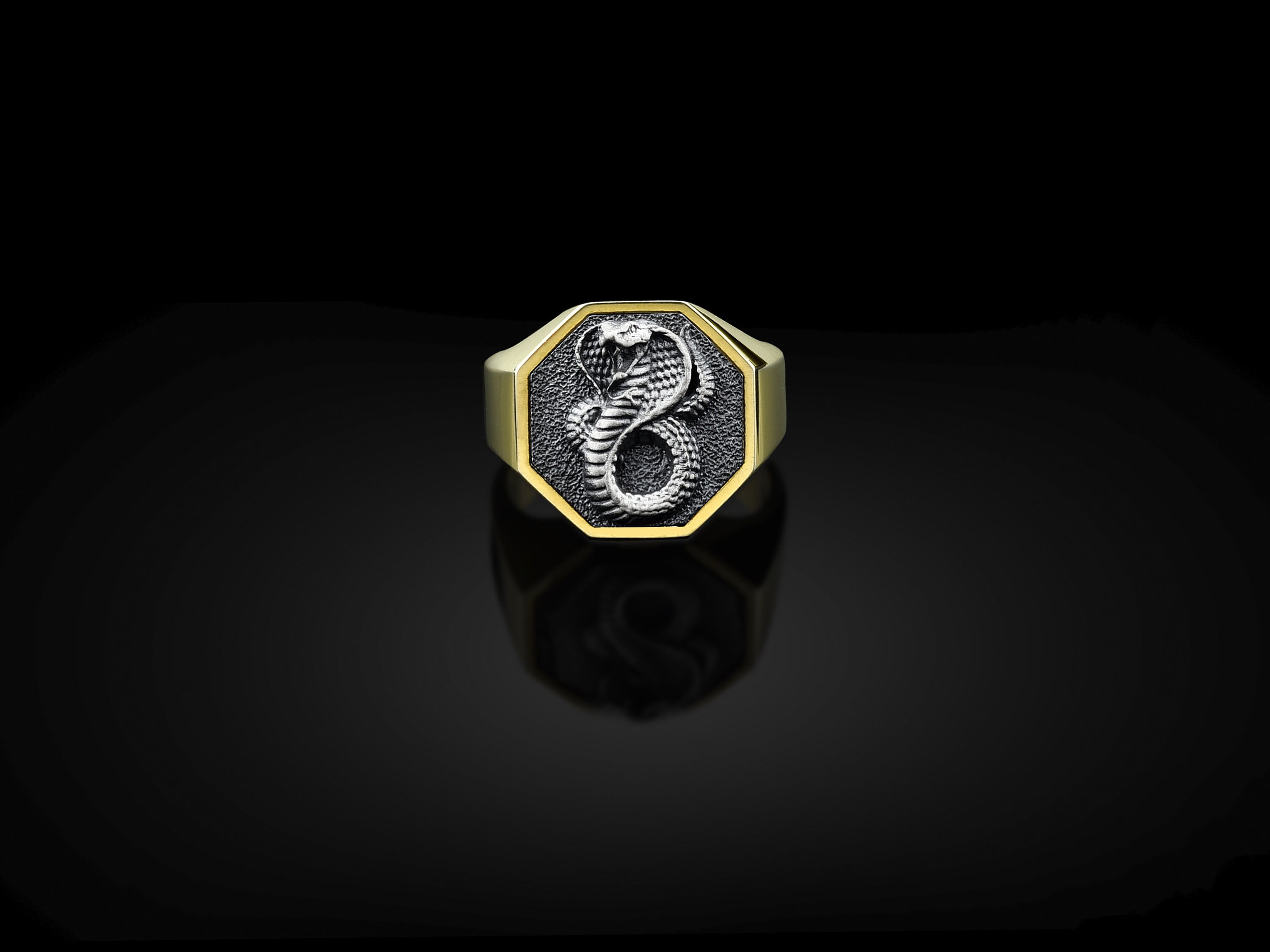 Oxidized Silver Snake Men Ring Handmade Wild Man Ring 925 | Etsy