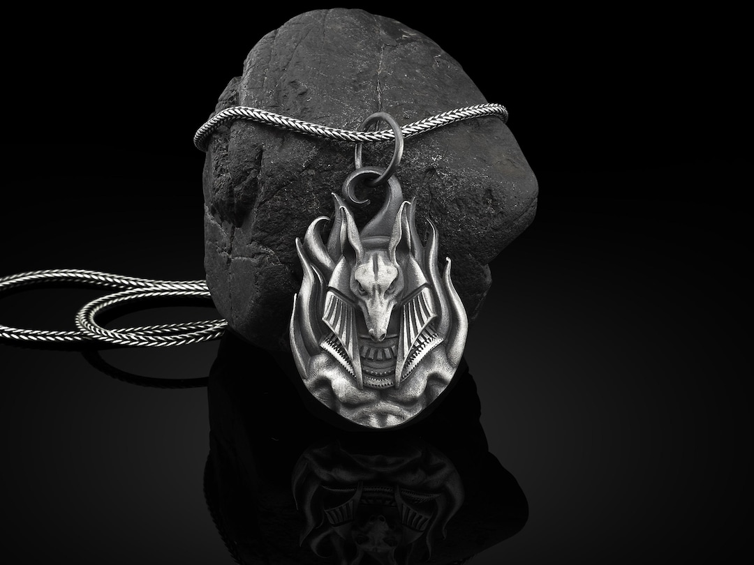 Seth Egyptian God Handmade Silver Necklace, Ancient Egyptian Goddess ...