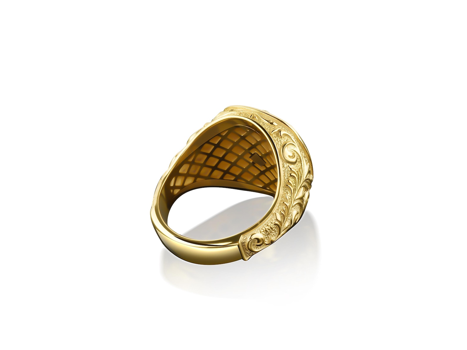 Tiny Trinity Celtic Raven Square Signet Ring, Viking Norse Mythology ...