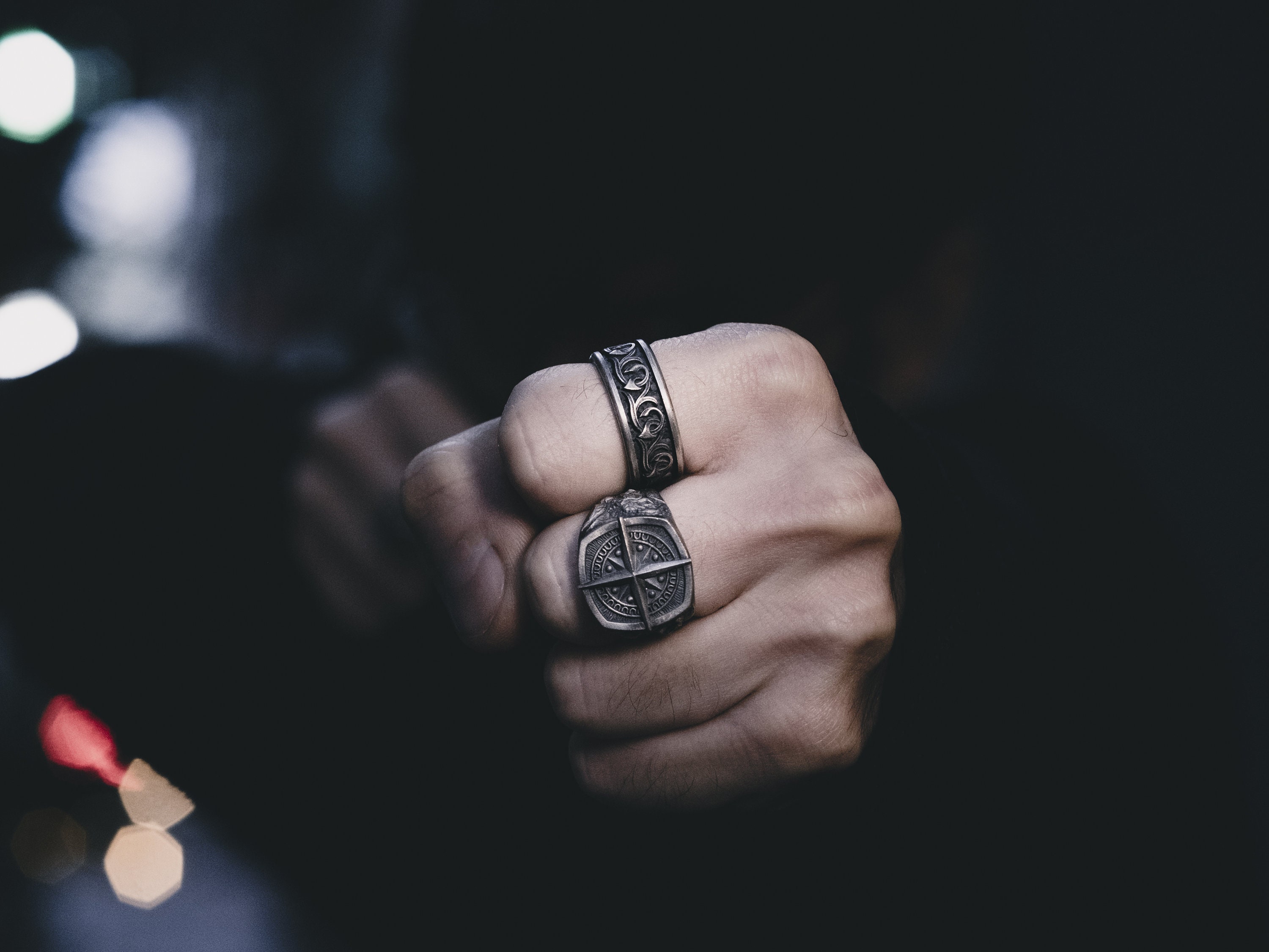 Stylish Handmade Sterling Silver Men Band Ring Elegant Silver - Etsy