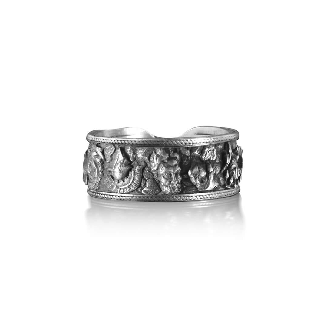 Greek Mythology Band Ring for Men, Antique Greek Olympus Gods Men Ring ...