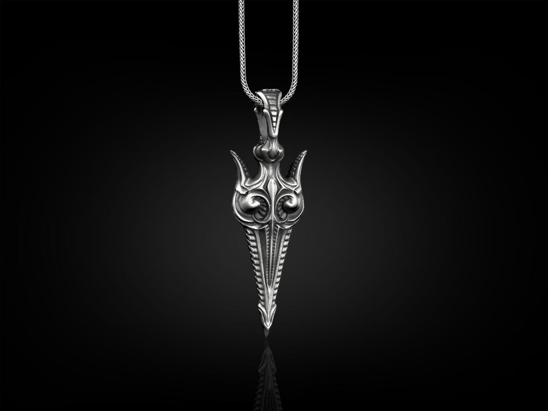Gungnir Norse Mythology Necklace for Men, Spear of Odin Unusual ...