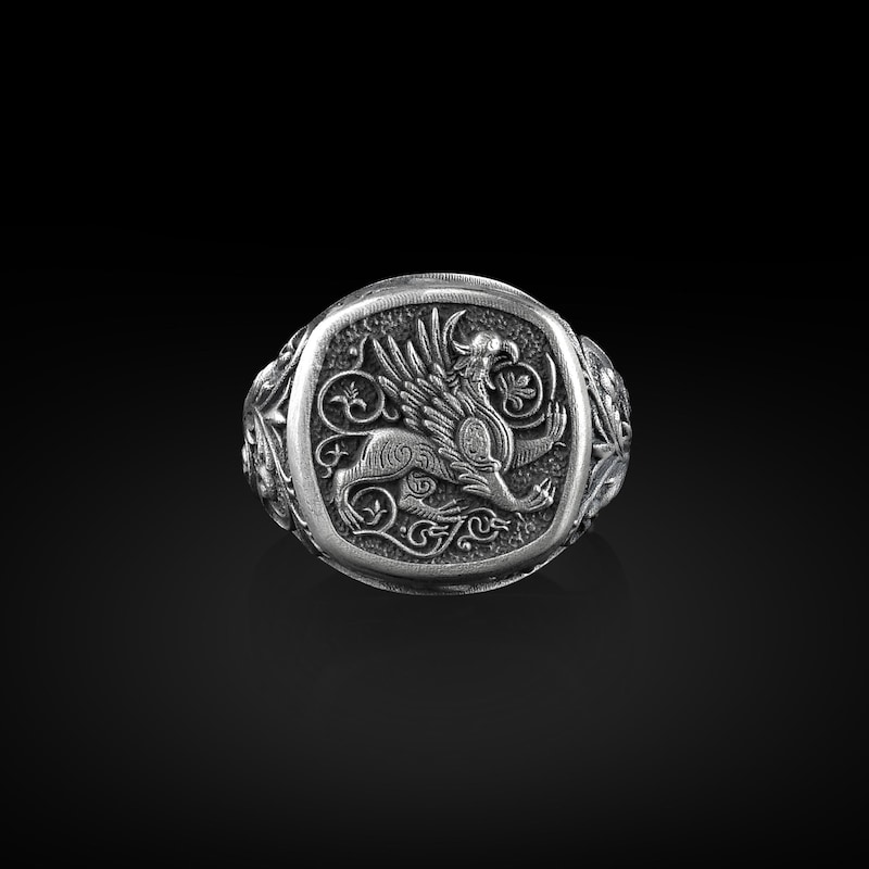 Antique Sterling Griffin - Etsy UK