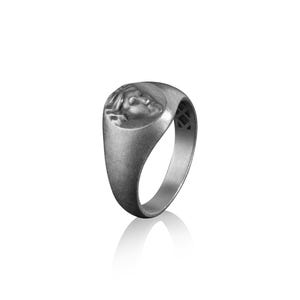 Sterling Silver Hylas Ring for Men, Mythical Hero Ring, Ancient Greek ...