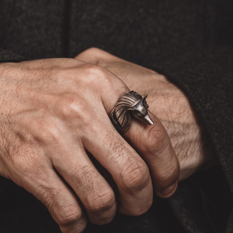 Anubis Ring - Etsy