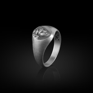 Sterling Silver Hylas Ring for Men, Mythical Hero Ring, Ancient Greek ...