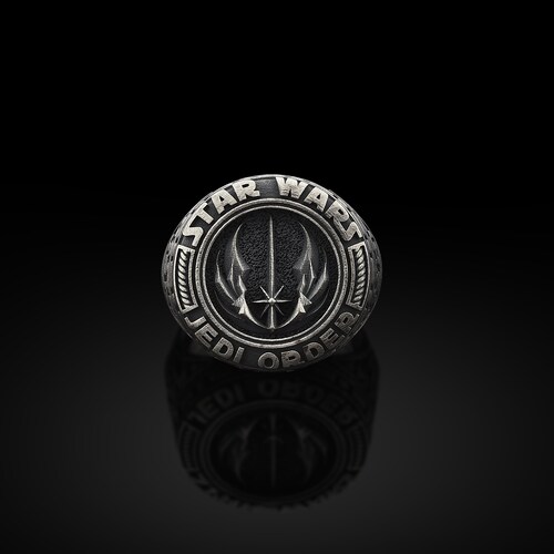 Jedi Master Noah Silver Man Ring Star Wars Silver Mens Ring - Etsy